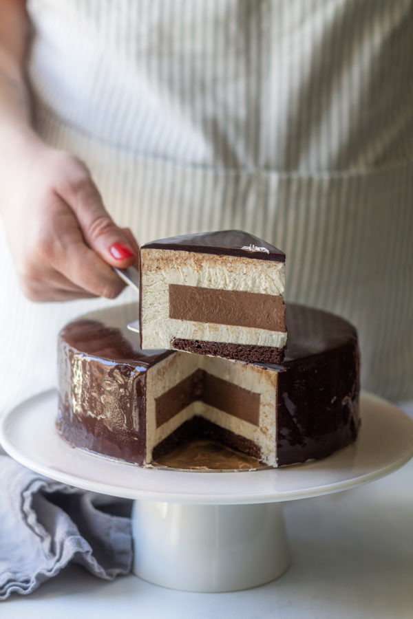 Entremet vanille chocolat - Ma vie caramel