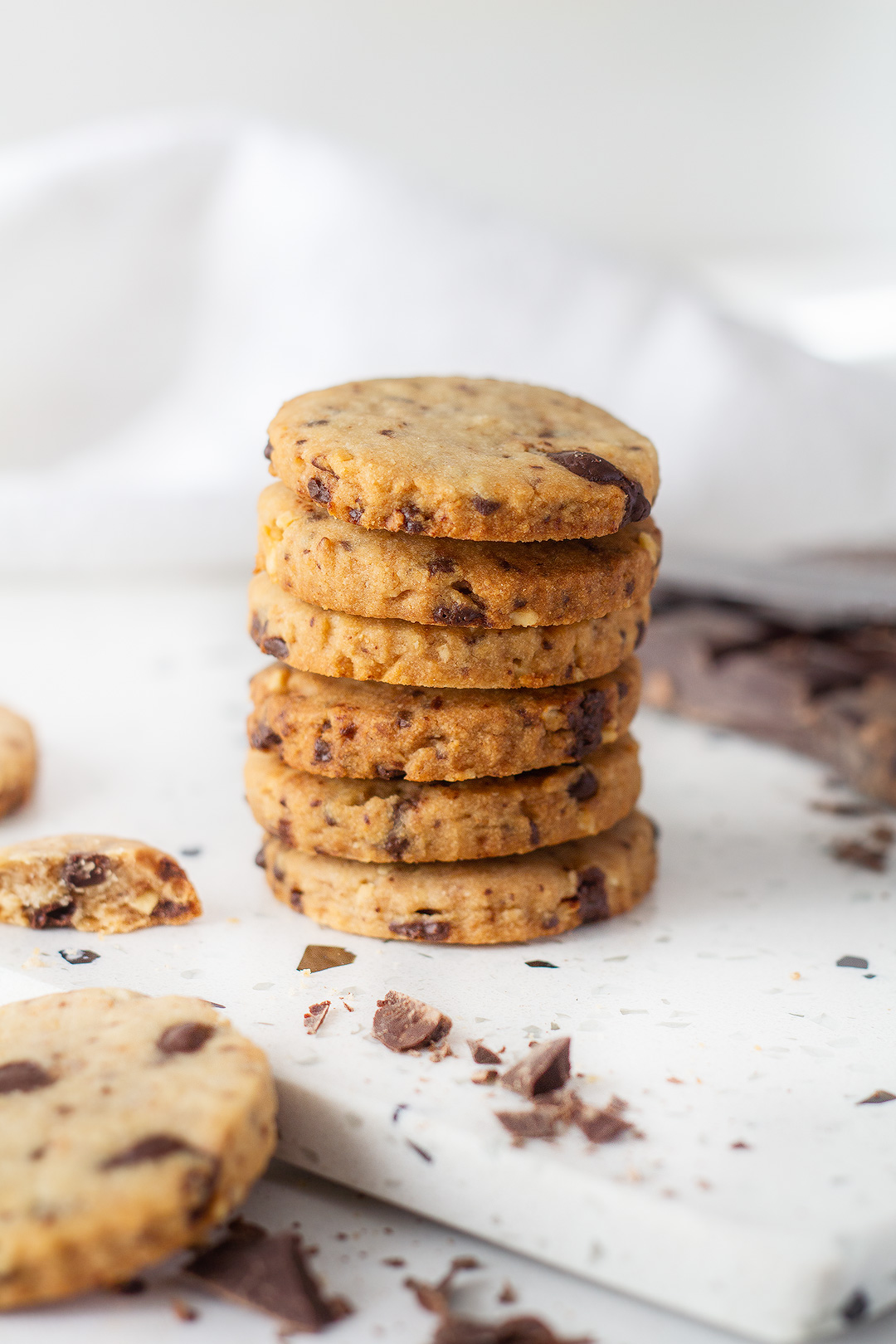Sablés vegan aux pépites de chocolat - Ma vie caramel